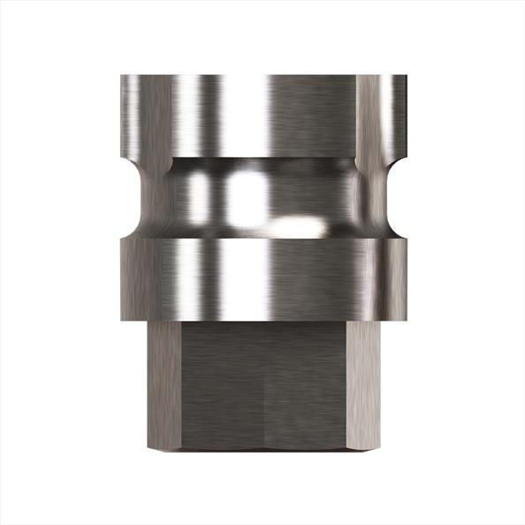 Non-rotational Cr/Co Screw-retained Overflow